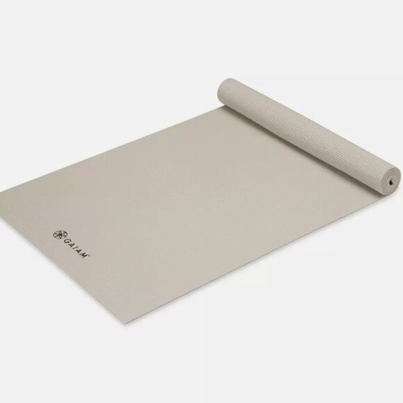 GAIAM | Other | Gaiam Classic Yoga Mat 3 Mm Lakeside Light Grey | Poshmark